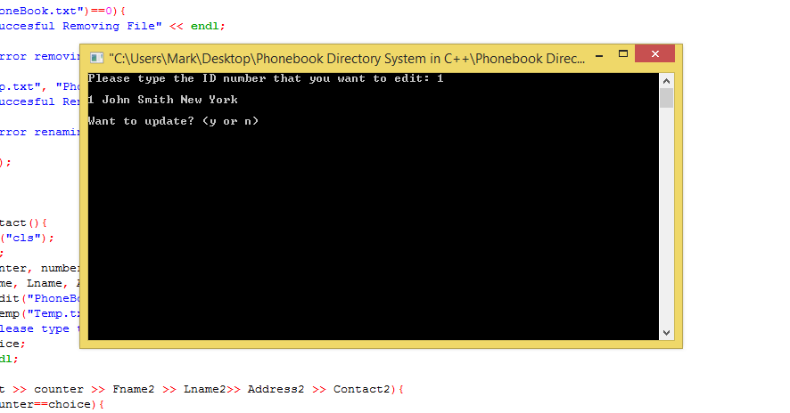 Phonebook Directory System In C Free Source Code Sourcecodester 5148